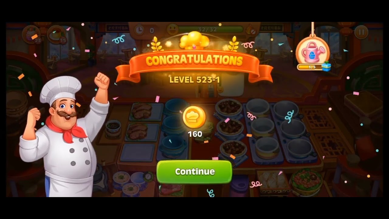 Cooking madness level 521 - 522 - 523 - 524 - 525 - YouTube