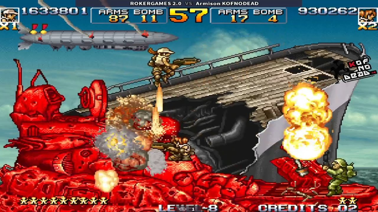 Metal slug 4 misión 5 jefe Level 8 - YouTube