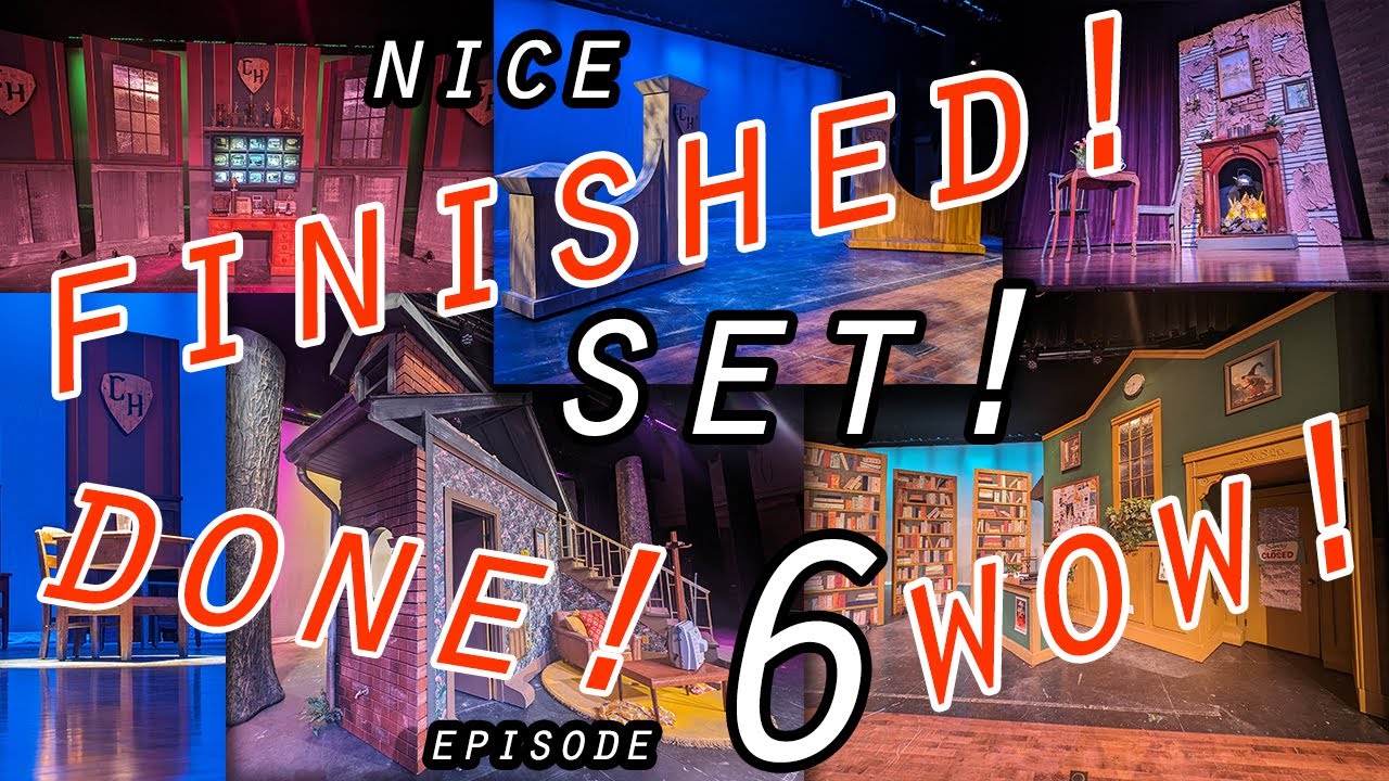 FINISHED! Matilda The Musical Set Design & Construction Ep. 6 - YouTube