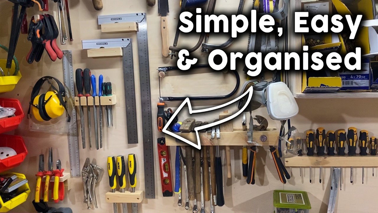 The Essential Small Workshop Tool Arrangement - Latvian Homestead - YouTube