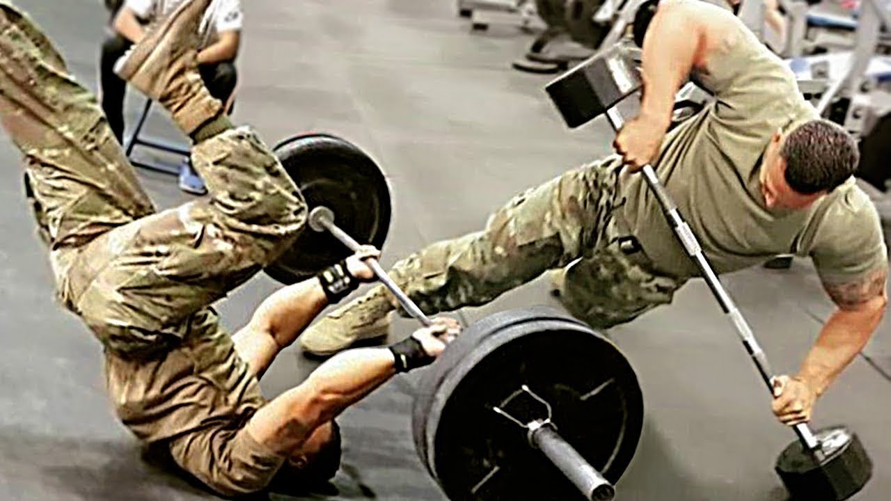 STRONGEST Soldier in Army Gym - Diamond Ott ! Fitness Chmaps ! - YouTube