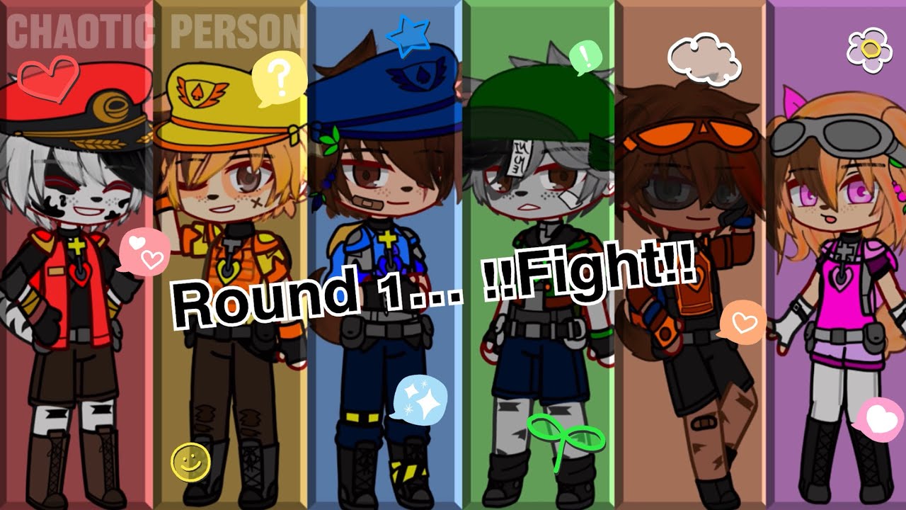 Round 1… !!Fight!! (Paw Patrol AU) || Gacha club || By: Chaotic Person ...