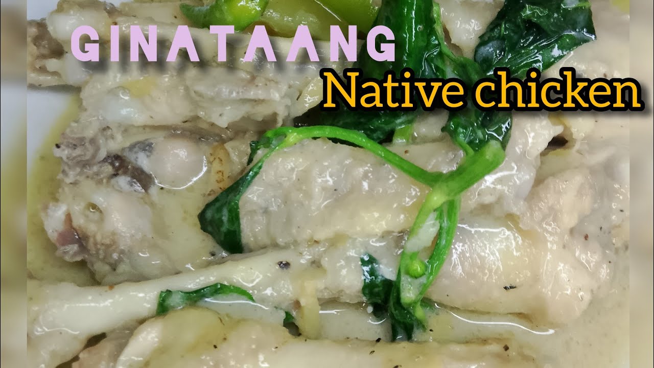 ginataang native chicken | native chicken with coconut milk | - YouTube