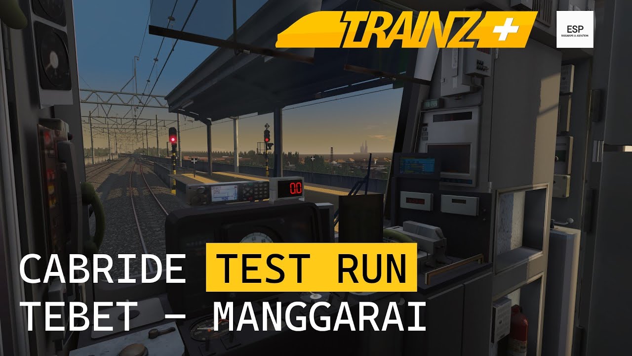 TEST RUN STASIUN TEBET - MANGGARAI BERSAMA KRL TM7000 | TRAINZ ...