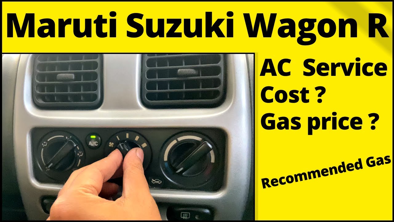Wagon r ac service | Wagon r air conditioner gas price | Floron 134a ...