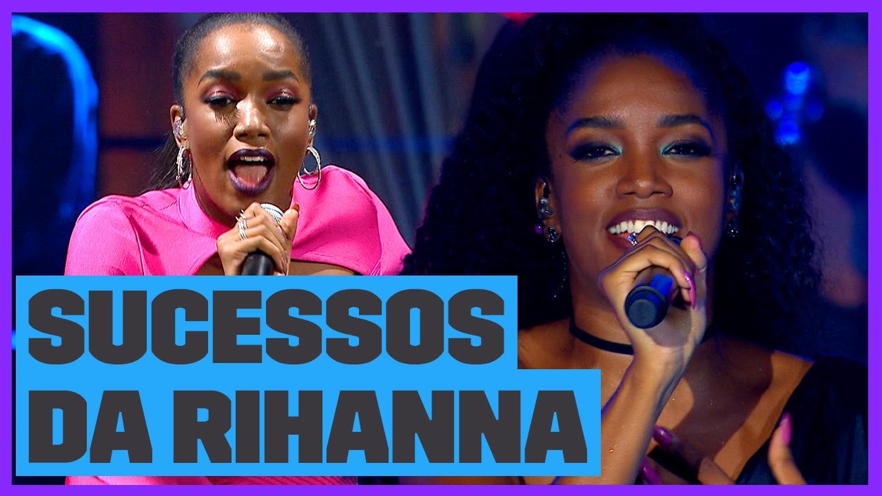 Iza canta sucessos da RIHANNA no Música Boa Ao Vivo! ☂️ | Música ...