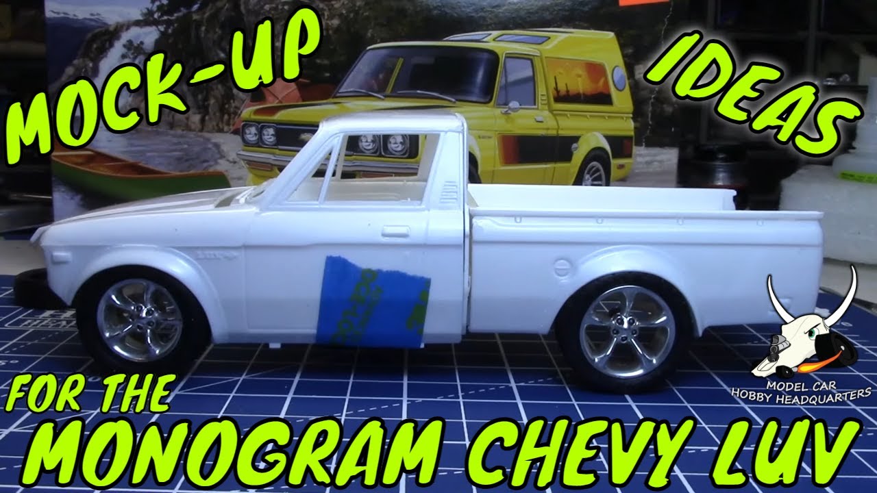 Ep.70 Ideas & [Mock-Up] Of the Monogram Chevy Luv Model Kit - YouTube