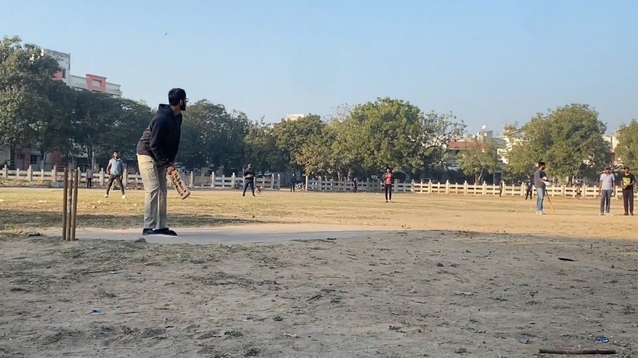 Cricket Match At Our Home Ground | Om Prajapati - YouTube