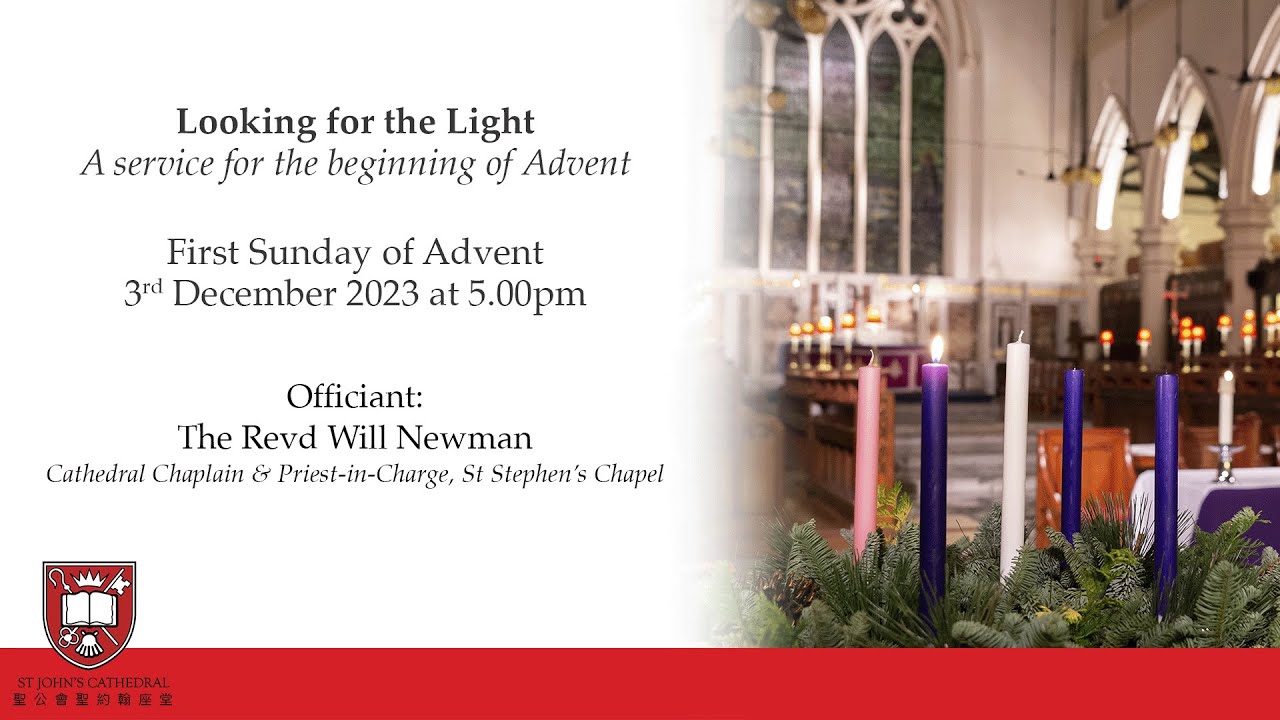 ‘Looking for the Light’ - A Service for the beginning of Advent (5.00pm ...