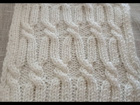 2 Düz - 2 Ters ile Şahane 1 Burgu Örgü Modeli Nasıl Yapılır