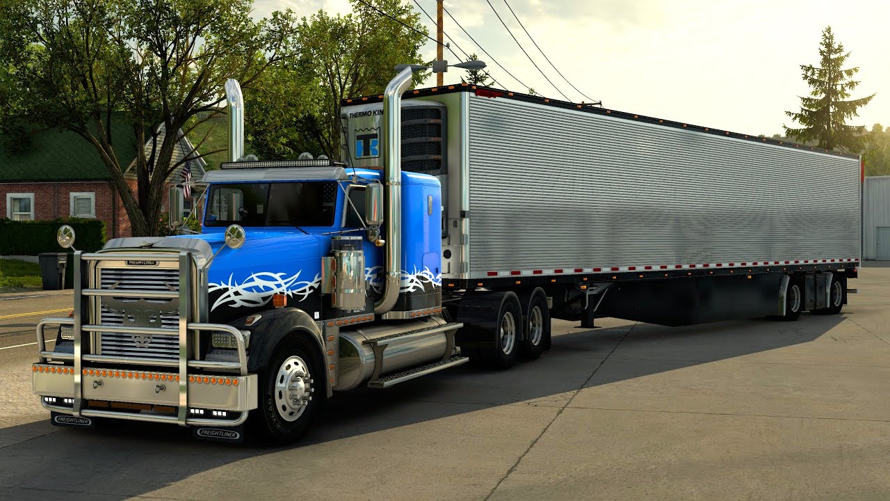 American Truck Simulator: Jon Ruda Freightliner Classic XL with Jon ...