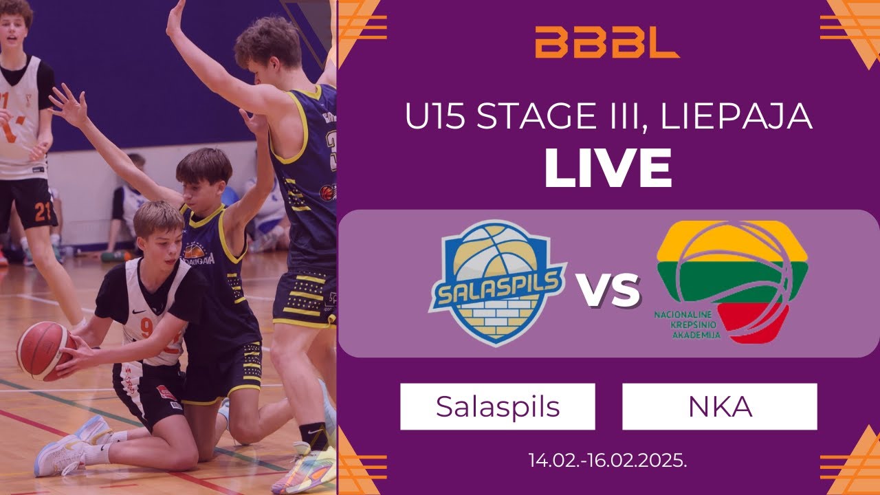 Salaspils 2010 VS NKA-2 2010 | BBBL Boys U15 - YouTube