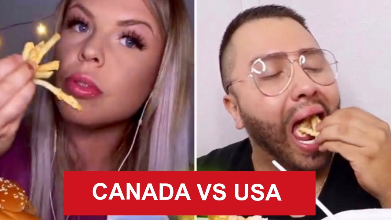 Canadian VS American MUKBANGERS Canadian Mukbang American mukbang ...