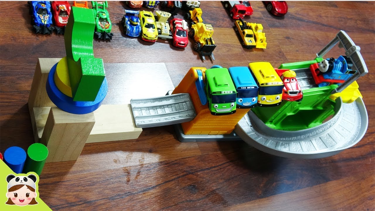 Tayo Bus in Real Life Tayo Little Bus for Kids Baby Finger Family Song ...