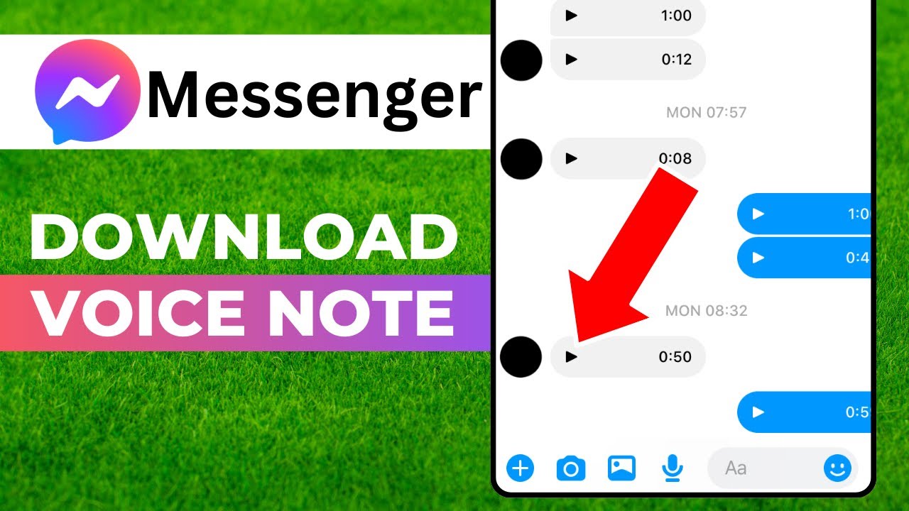 How To Download A Voice Note From Facebook Messenger (2024) - YouTube