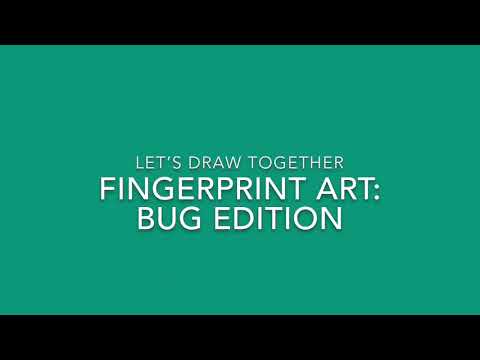 Let’s Draw Together Fingerprint Art: Bug Edition - YouTube
