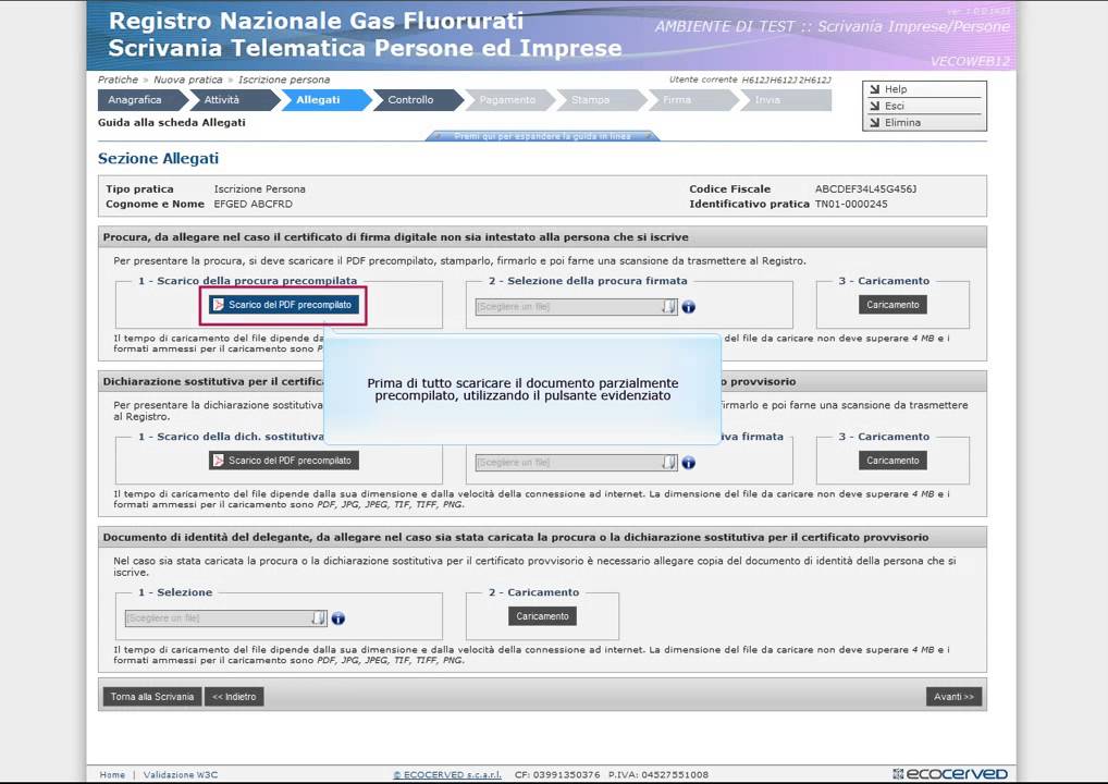 Iscrizione delle persone al Registro FGAS - YouTube