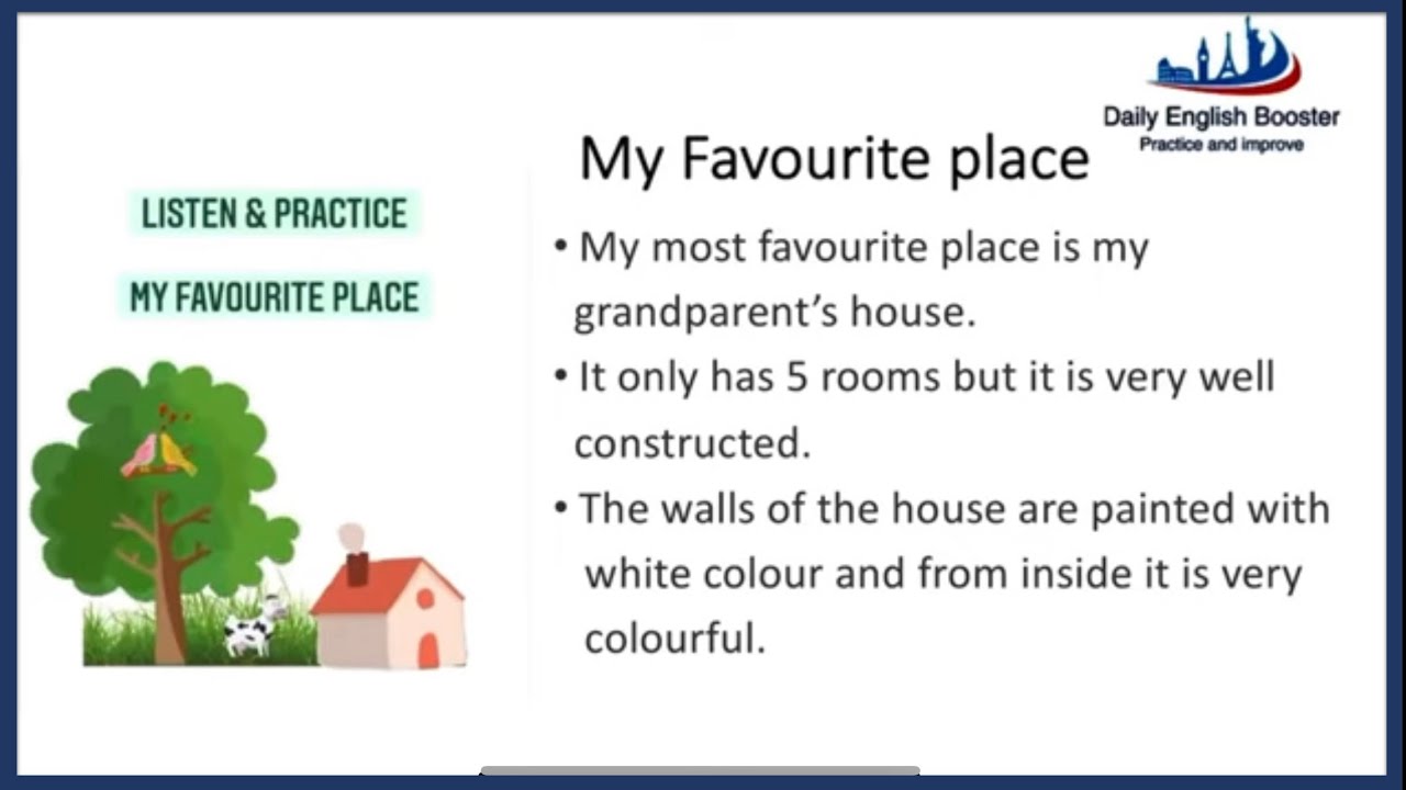 My Favorite Place My Favorite Place Printable Writing Prompt | Student