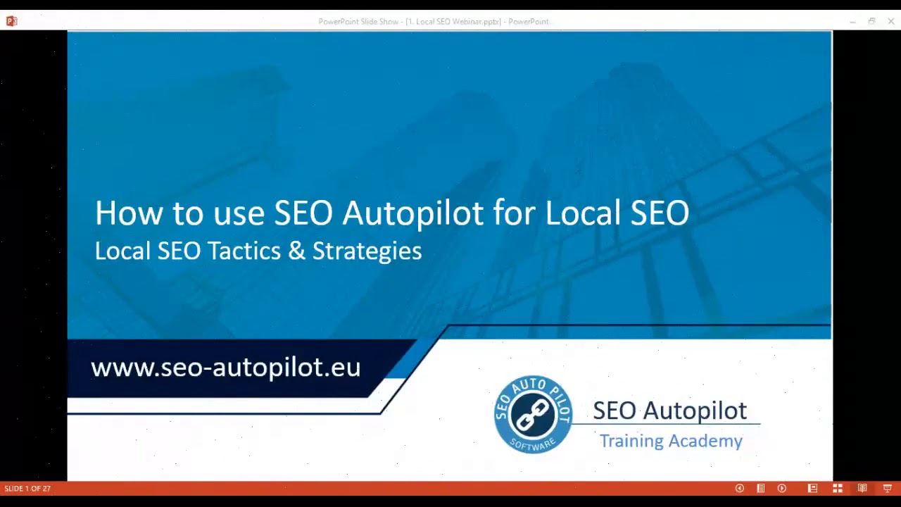 Webinar: Build Your Local Seo with SEO Autopilot - YouTube