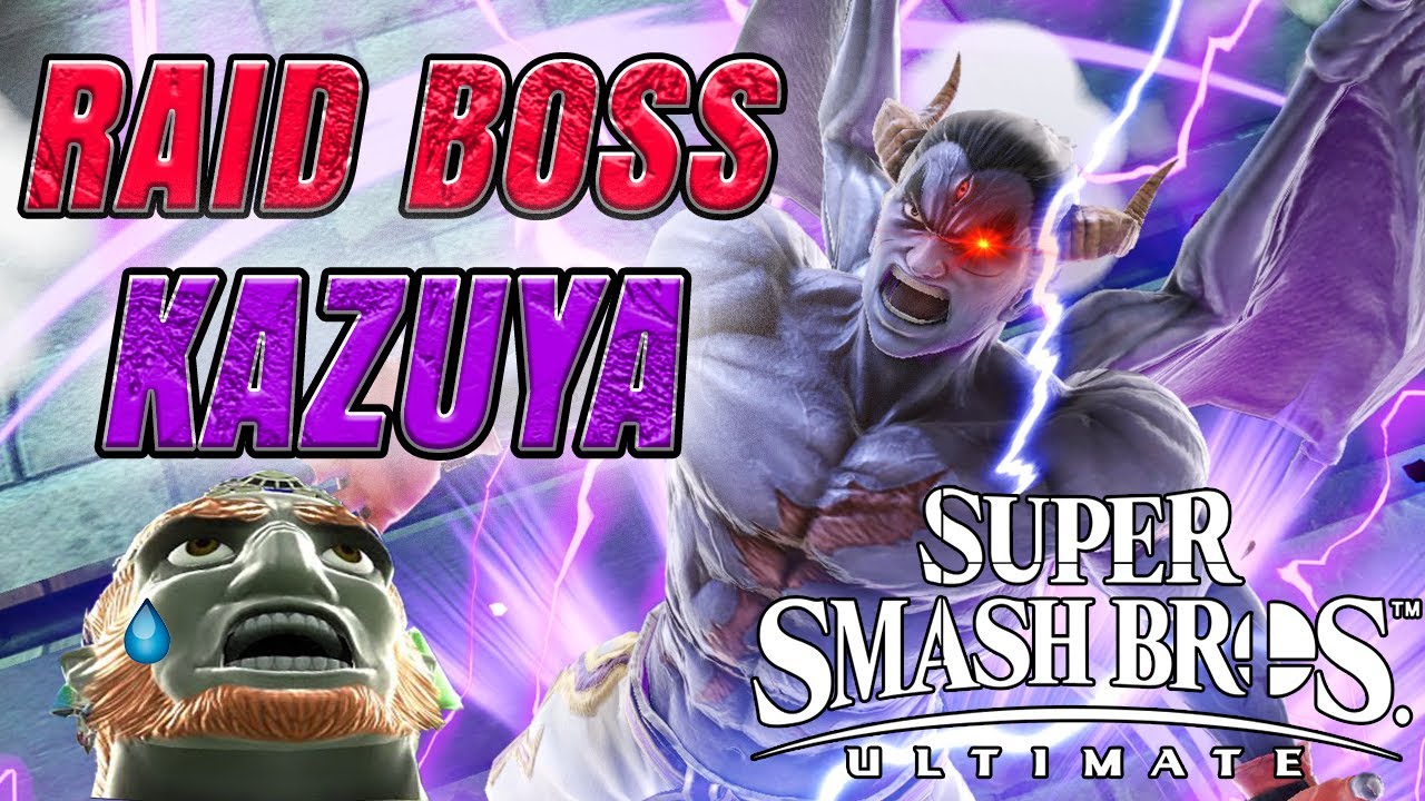 Raid Boss KAZUYA Is A MONSTER (Super Smash Bros. Ultimate Mods) - YouTube