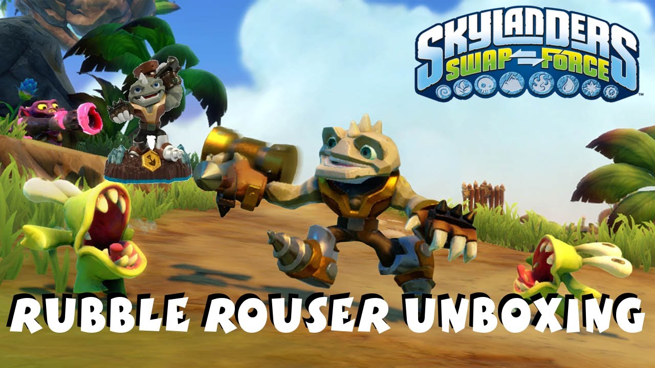 Rubble Rouser Unboxing Wave 3 Skylanders Swap Force 1080P - YouTube
