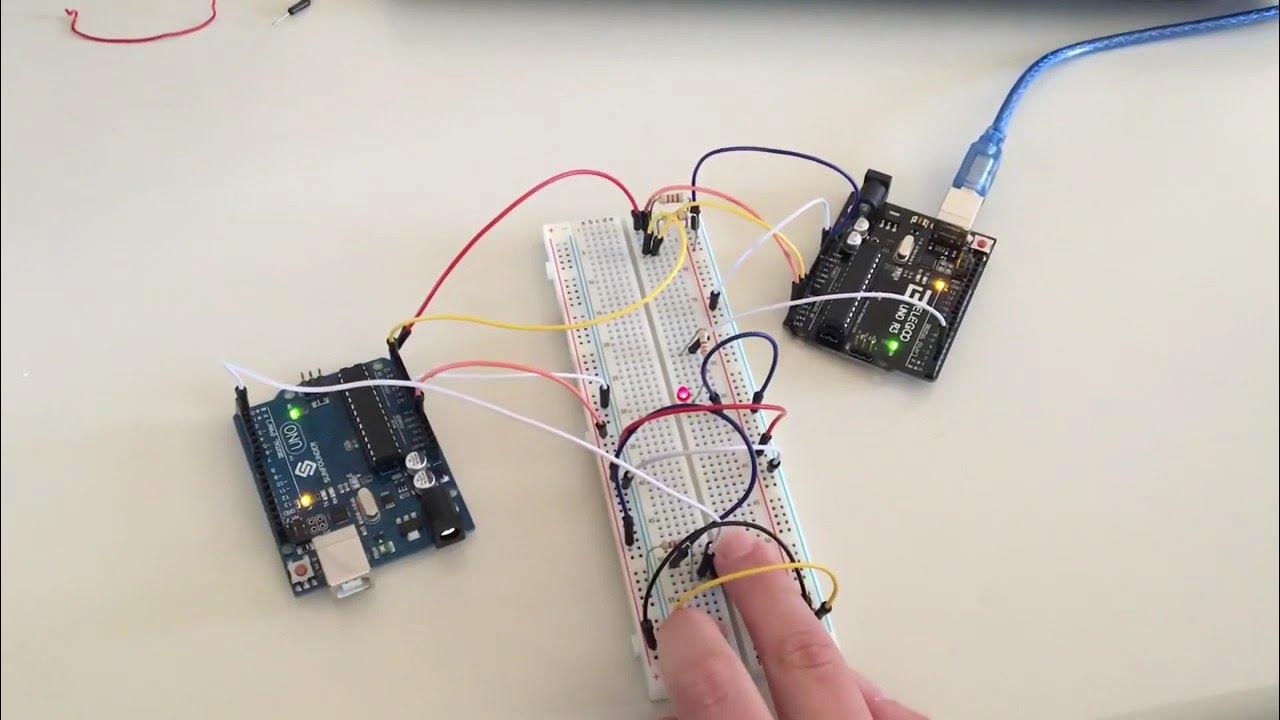 Comunicazione Seriale Tra Due Arduino I2c Youtube