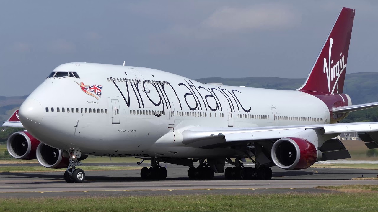 Virgin Atlantic B747 Jumbo - Ruby Tuesday - MCO-GLA 09JUN18 [4K/UHD ...