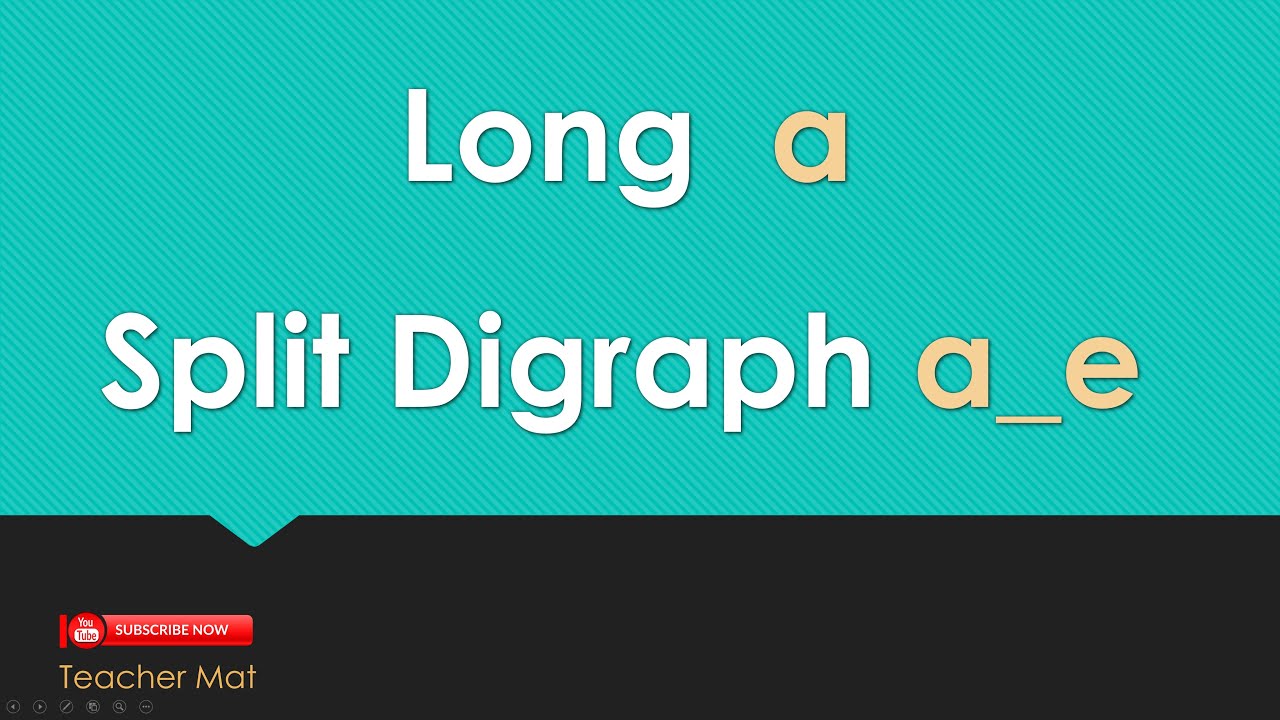 การอ่านแบบโฟนิกส์ Long A Sound/Split Vowel Digraph a_e (Reading with ...