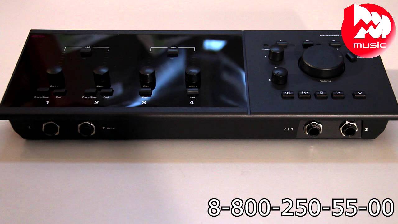 Звуковая карта M-AUDIO FAST TRACK C600 - YouTube