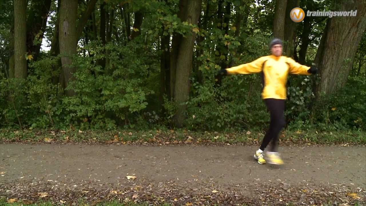 Das Lauf-ABC: Seitliches Laufen - YouTube