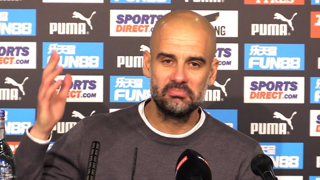 Newcastle 0-1 Manchester City - Pep Guardiola Post Match Press ...
