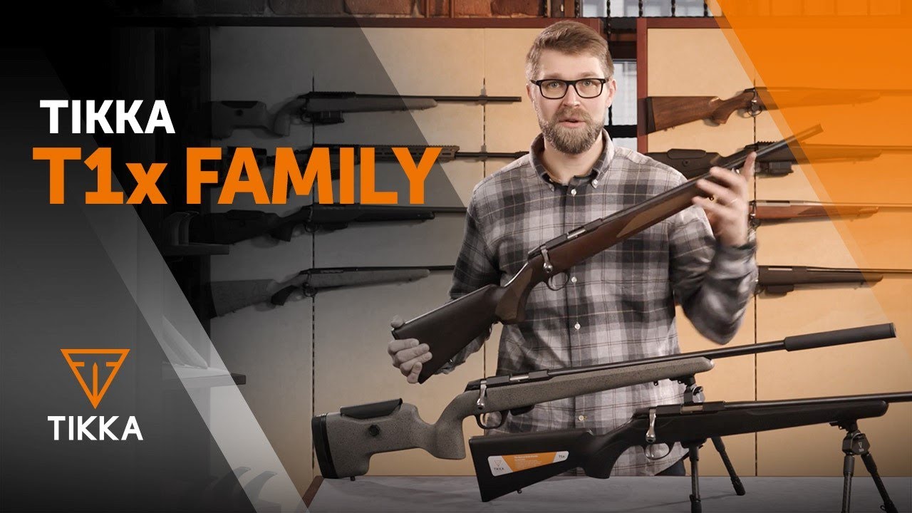 Tikka T1x rimfire rifles - YouTube