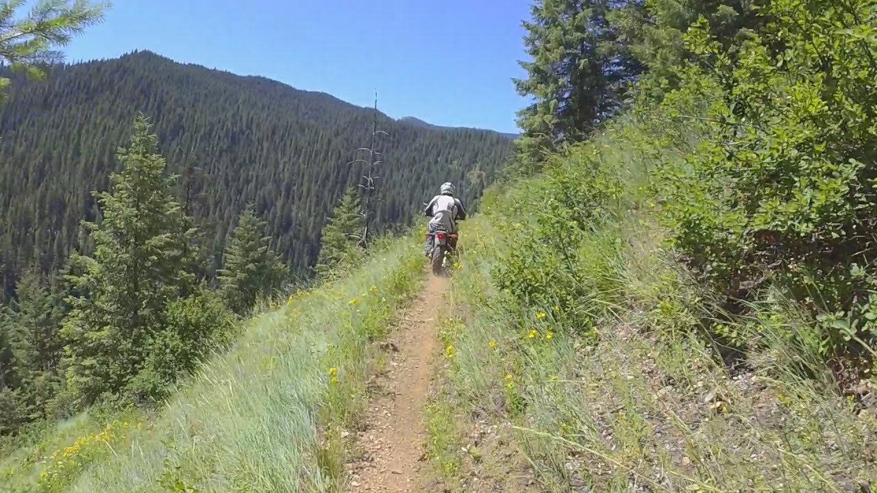 TW200 and XT225 ride Idaho trails - Part 2 Singletrack - YouTube