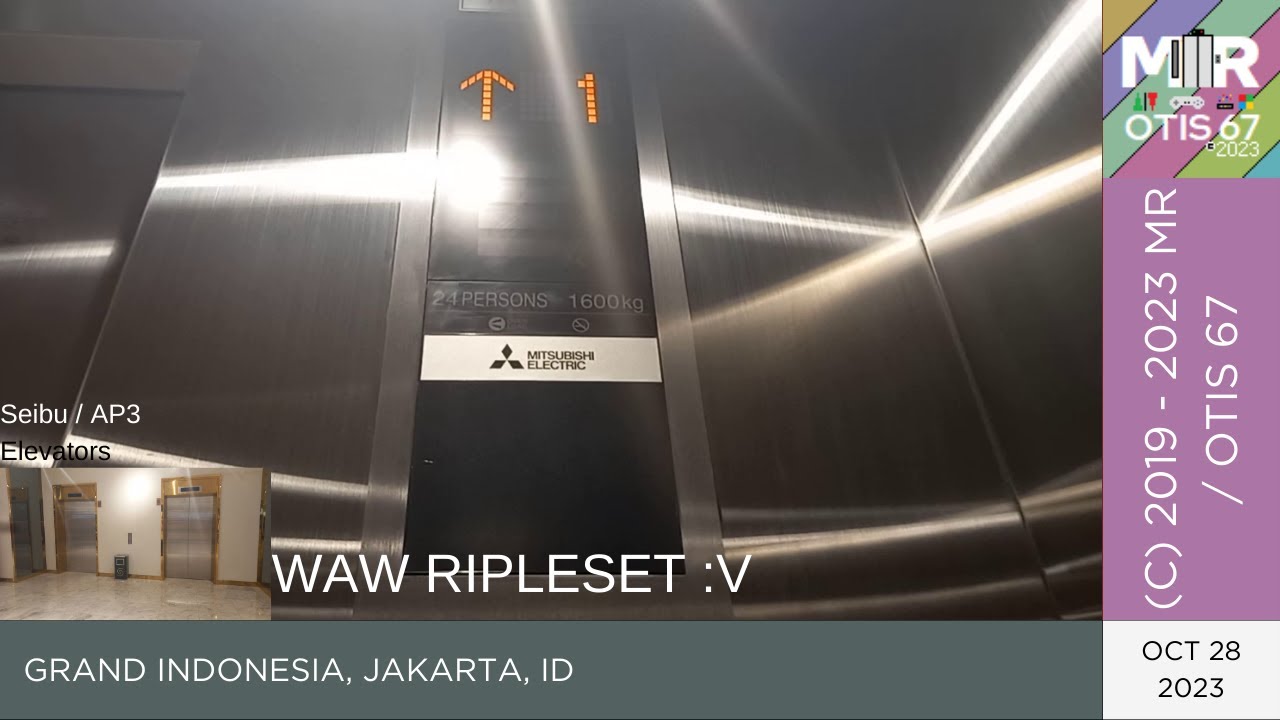 Brand New Mitsubishi NEXIEZ-MR Elevators at Grand Indonesia, Jakarta ...