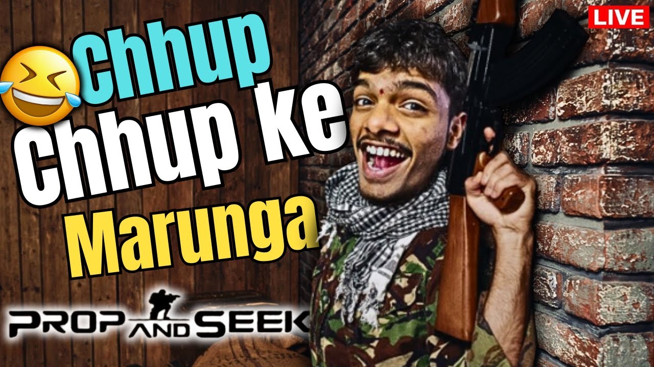 Chhup Chhup ke marunga🤣😁 #propandseek #gaming #livestream - YouTube
