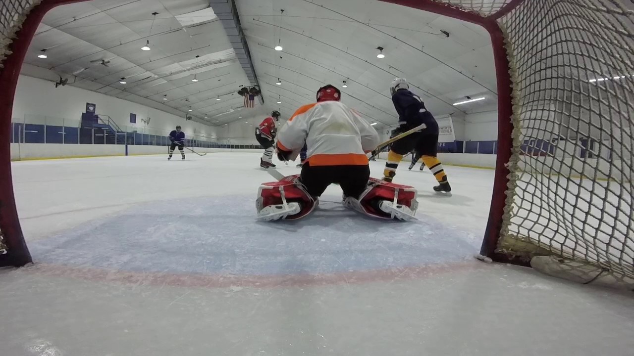 Hockey Goalie Net Cam, Game 4 - YouTube