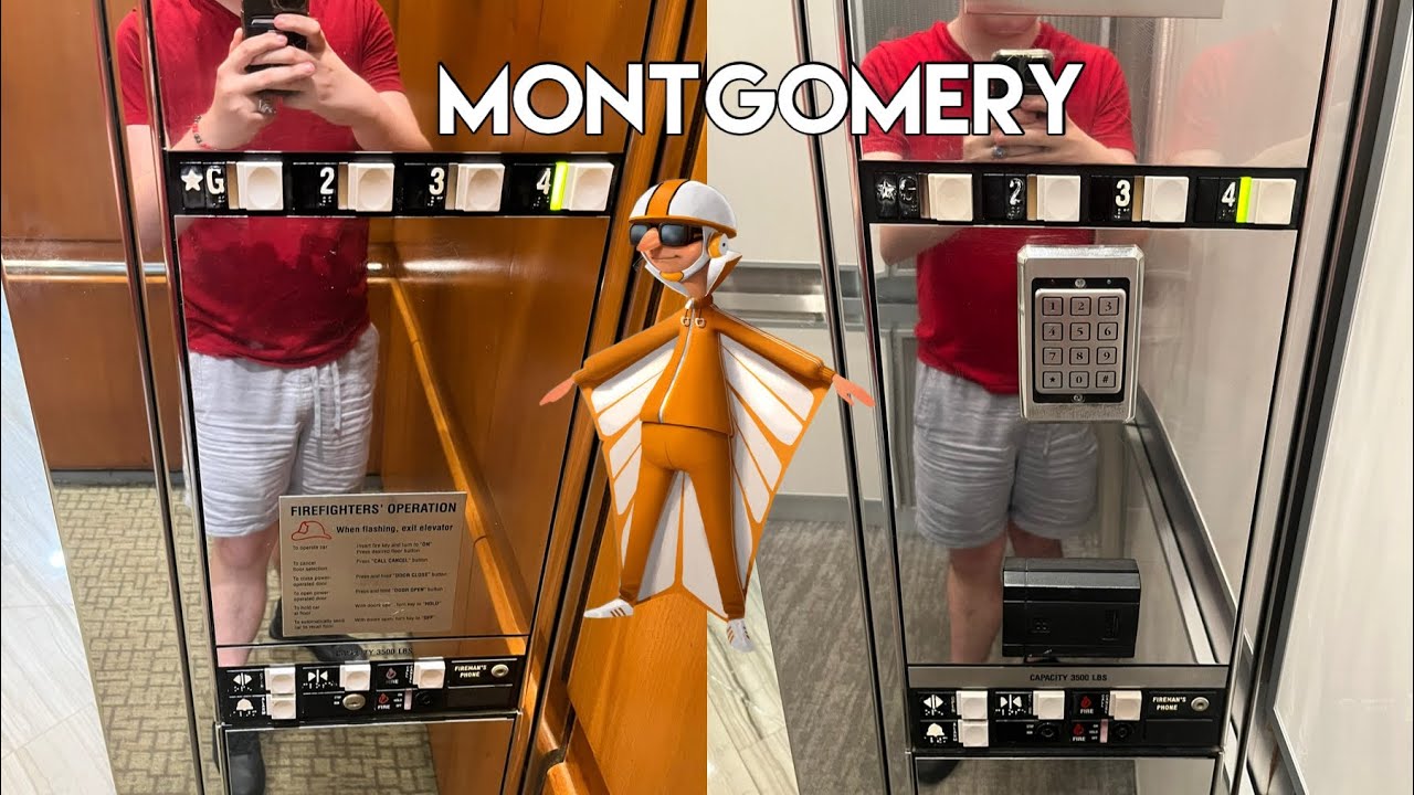 Montgomery Vector Traction Elevators @ 6303 Waterford, Miami, FL - YouTube