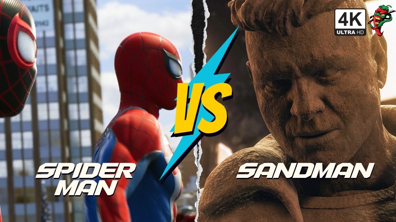 Marvel's Spider Man 2 | Spider Man VS Sandman | 4K - YouTube