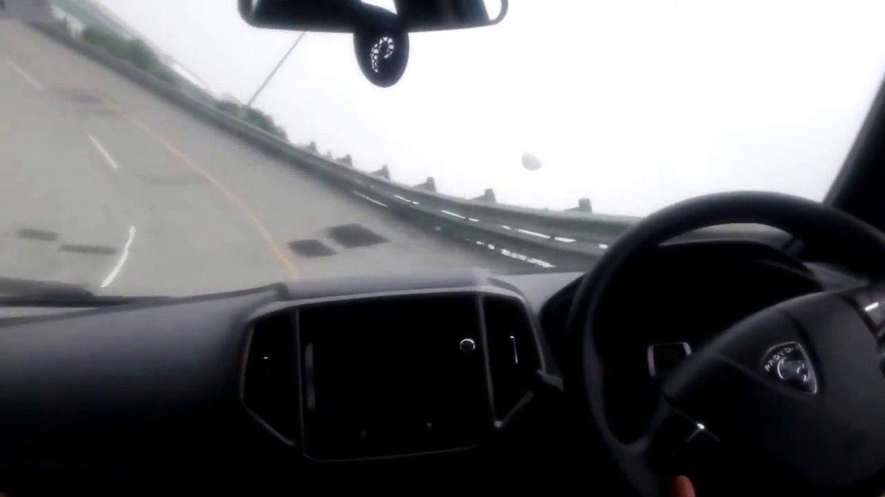 Test track Proton Iriz 1.6 @ 140km/j - YouTube