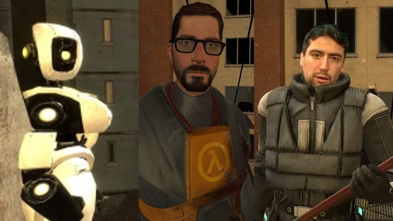 Barney Calhoun Teases Gordon Freeman Over Alyx (GladOS Skin) #halflife ...