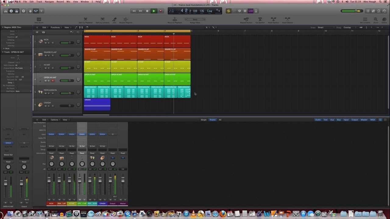 How to make a basic trance beat in Logic Pro X - Trance Production Tutorials #01 - YouTube