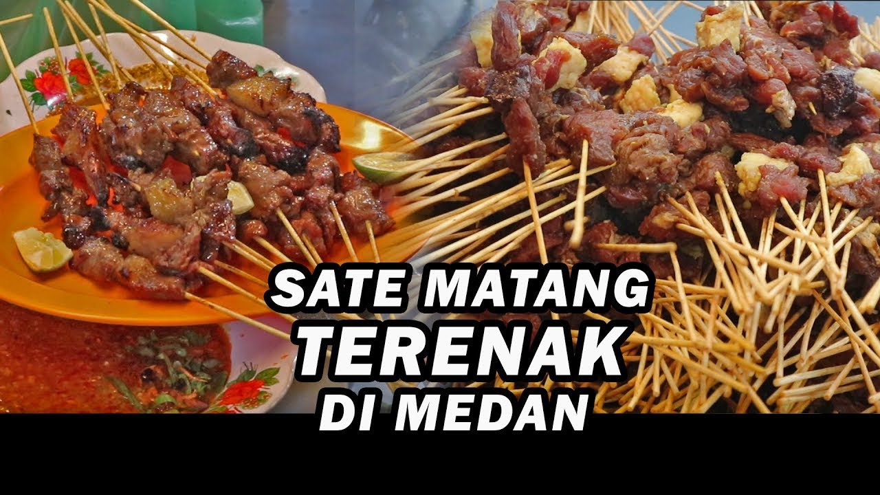$1,6 INDONESIAN STREET FOOD | SATE MATANG KHAS ACEH PALING LARIS - YouTube