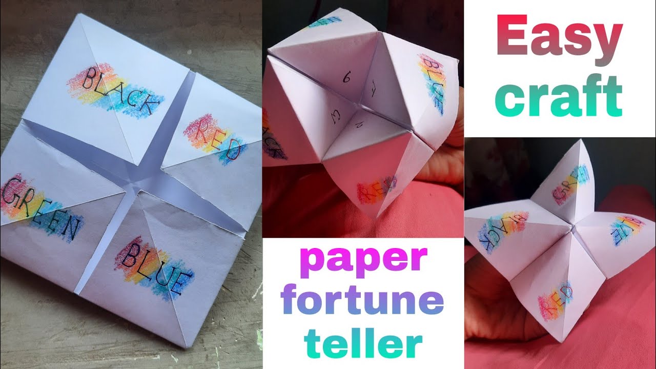 paper origami craft|paper fortune teller #N2ART&CRAFT - YouTube
