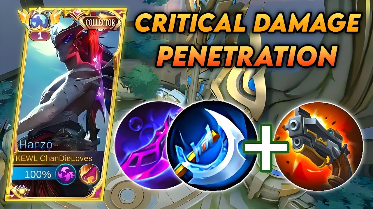 HANZO CRITICAL DAMAGE PENETRATION BUILD🔥(MUST TRY !) HANZO BEST BUILD ...
