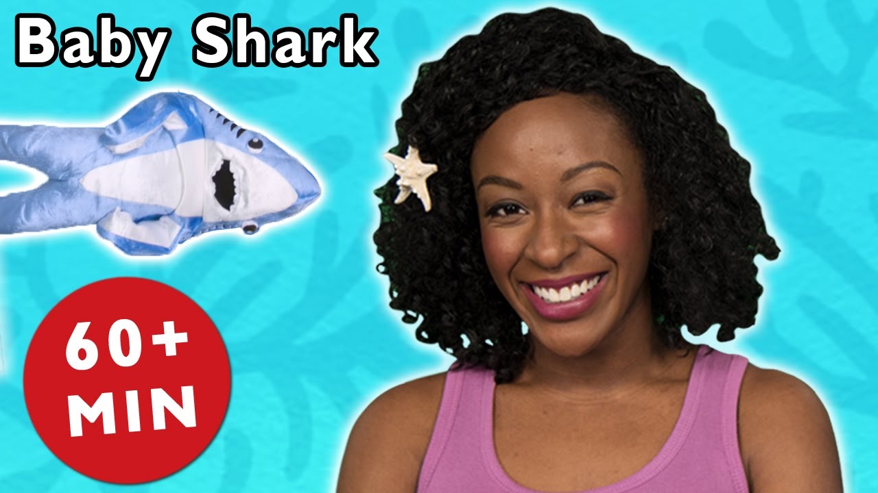 Baby Shark and More | Shark Attack Mermaid Dance | Mother Goose Club ...