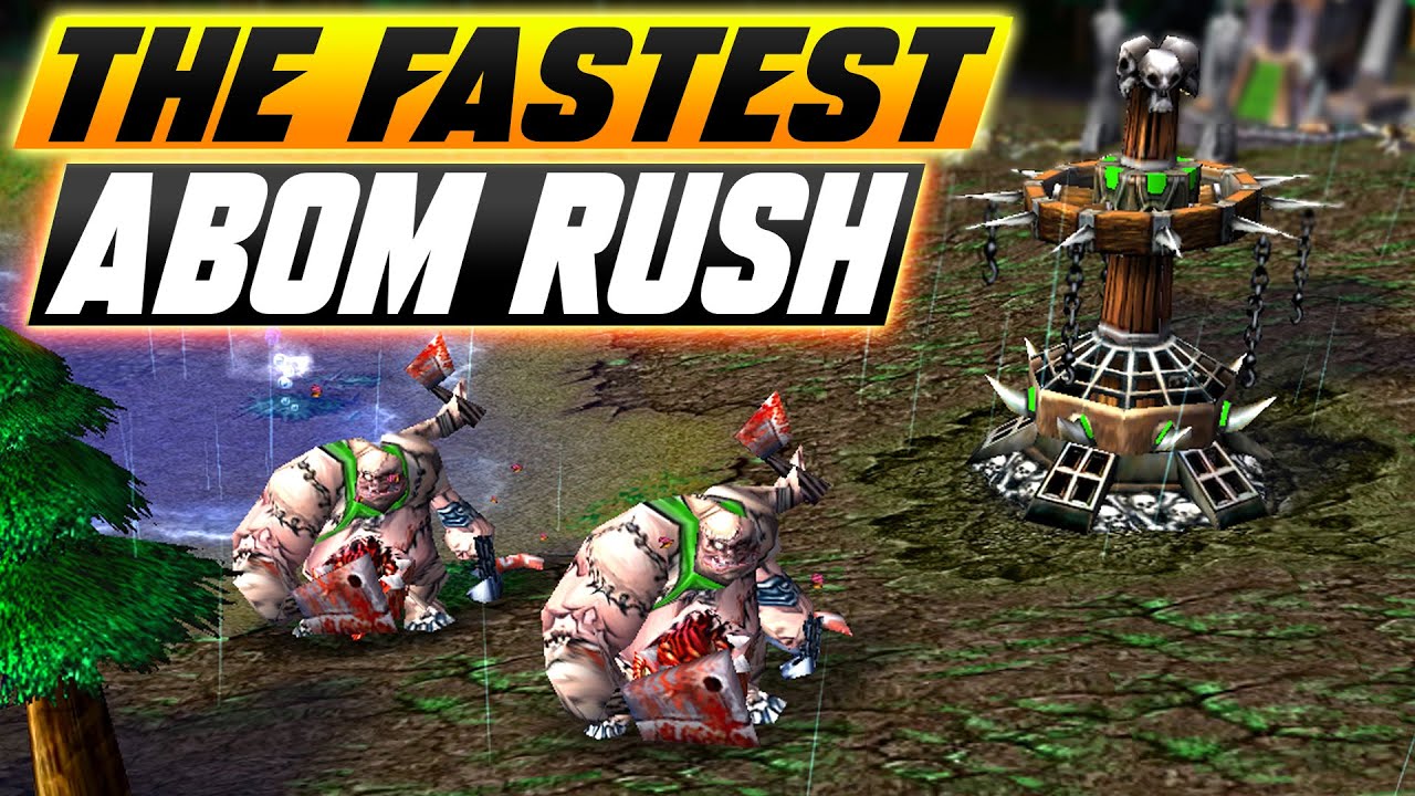 1 Abom Rush - Disease for everyone! - WC3 - Grubby - YouTube