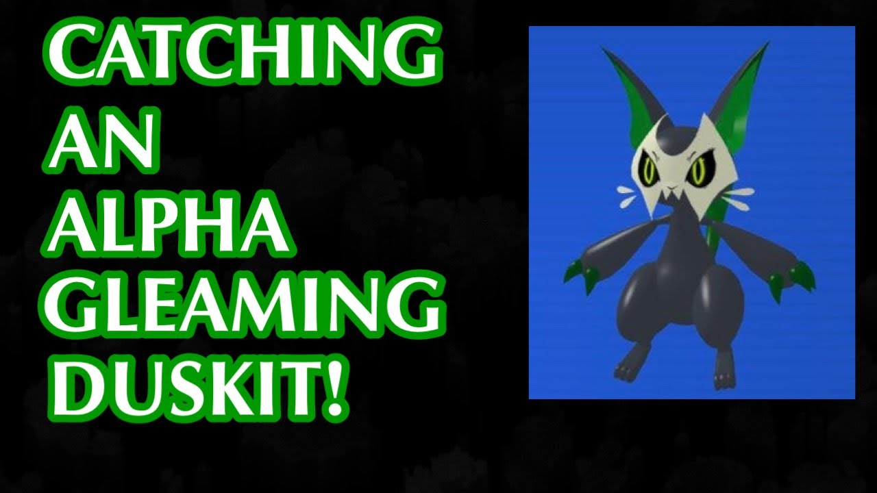 CATCHING AN ALPHA GLEAMING DUSKIT! (Roblox Loomian Legacy) - YouTube