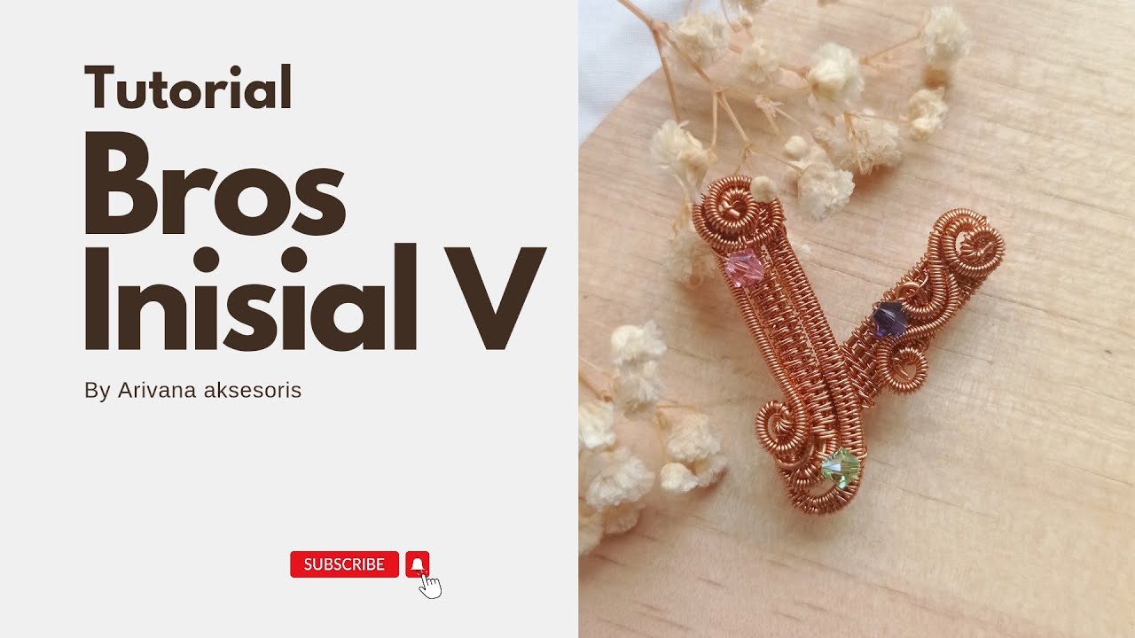 wire wrapped letter V/ tutorial bros wire V - YouTube