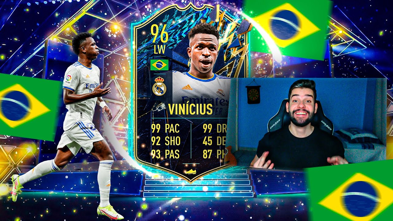 SIMPLESMENTE VINI JR 96 TOTS no ULTIMATE TEAM!! O MELHOR DE TODOS ...