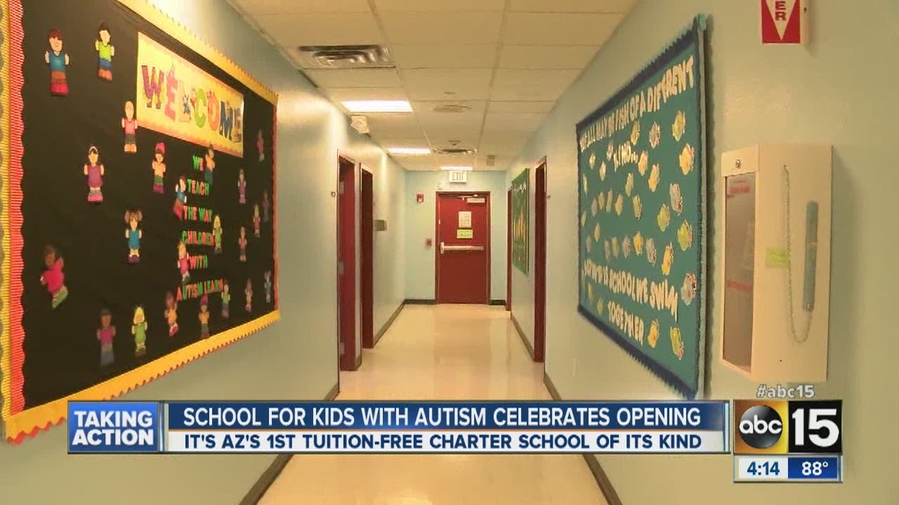 Valley school for kids with autism celebrates opening - YouTube